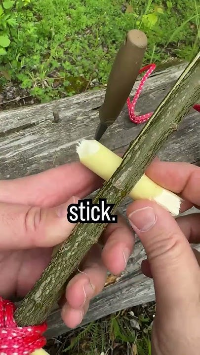 US Ranger Survival Stick Hack 🇺🇸 #survival - YouTube