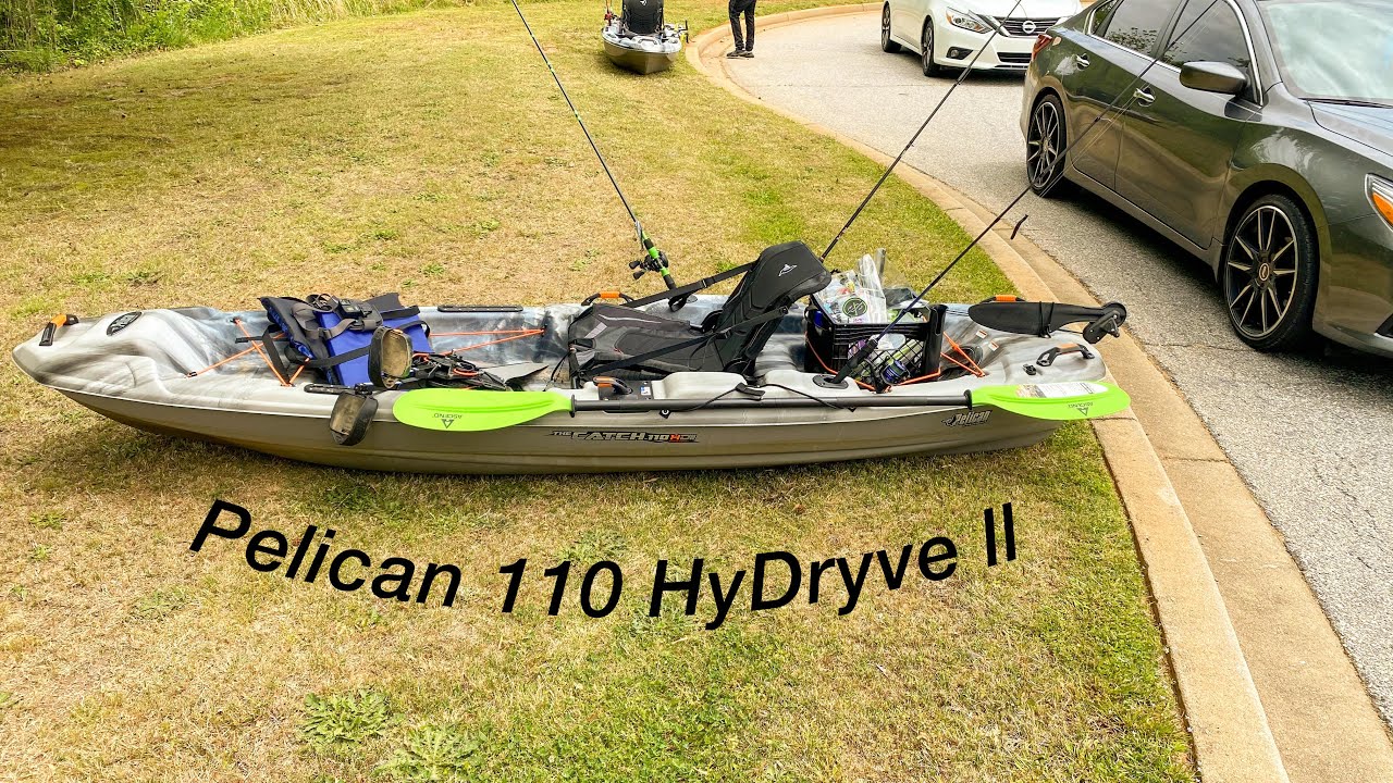 First Fishing ADVENTURE On The KAYAK!!! (Pelican 110 HyDryve ll) - YouTube