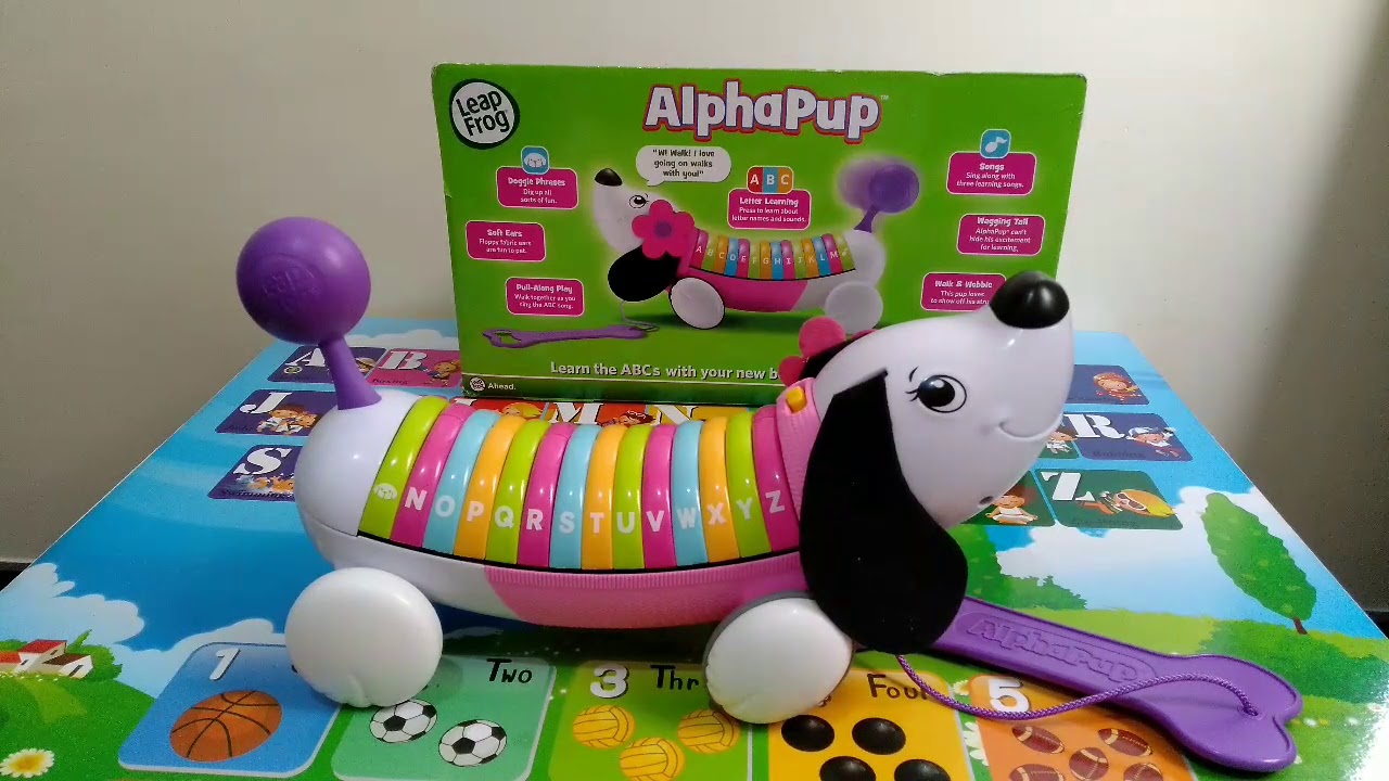 Leapfrog Alphapup ABC Alphabet Puppy Toy (Giveaway) - YouTube