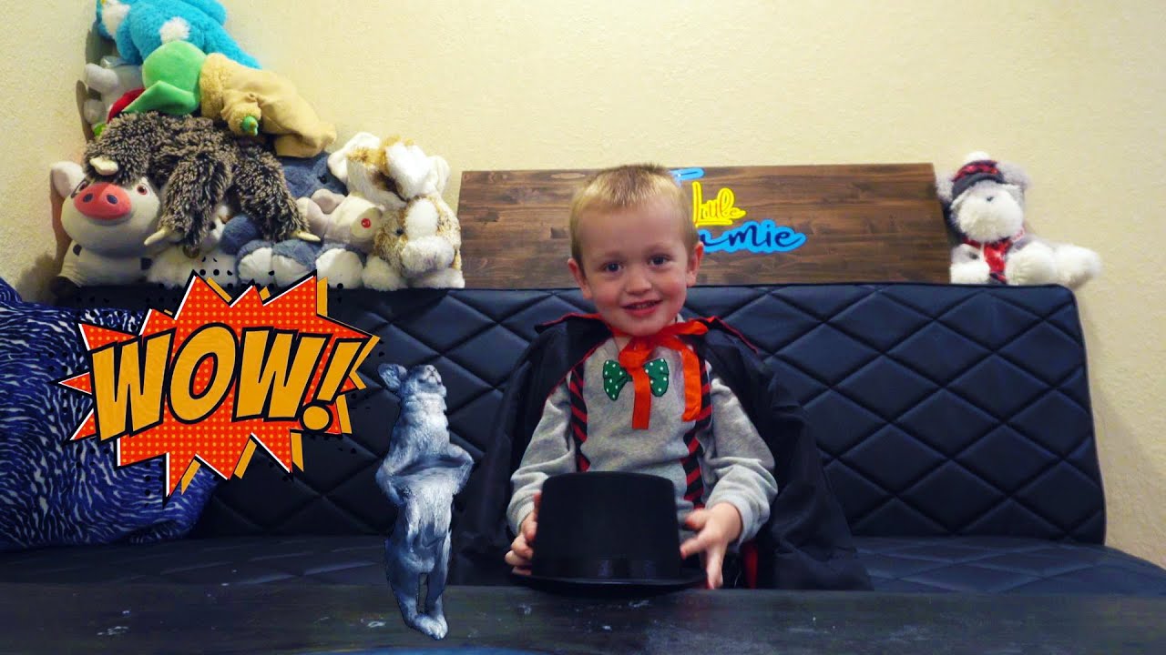Awesome Magic Trick with Jamie !! Entertainment For Toddlers (pretend ...