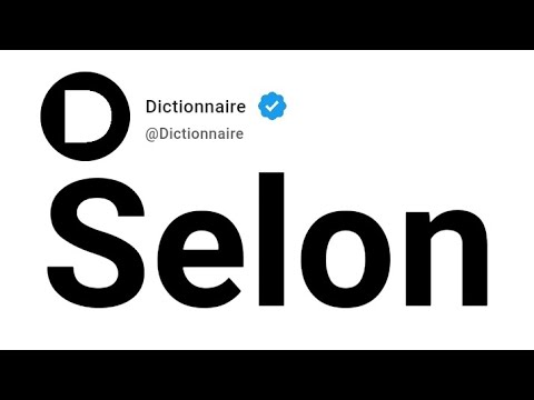Selon Signification En Français - YouTube