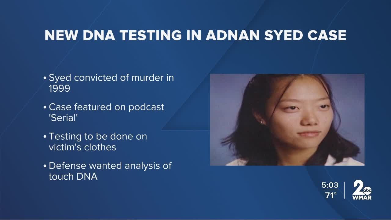DNA testing in Adnan Syed case - YouTube