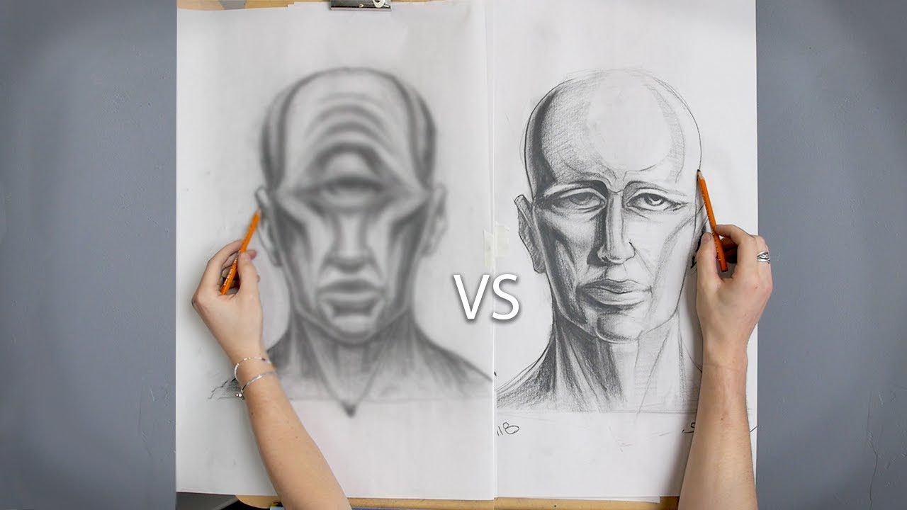Left Hand vs. Right Hand - Drawing Challenge - YouTube