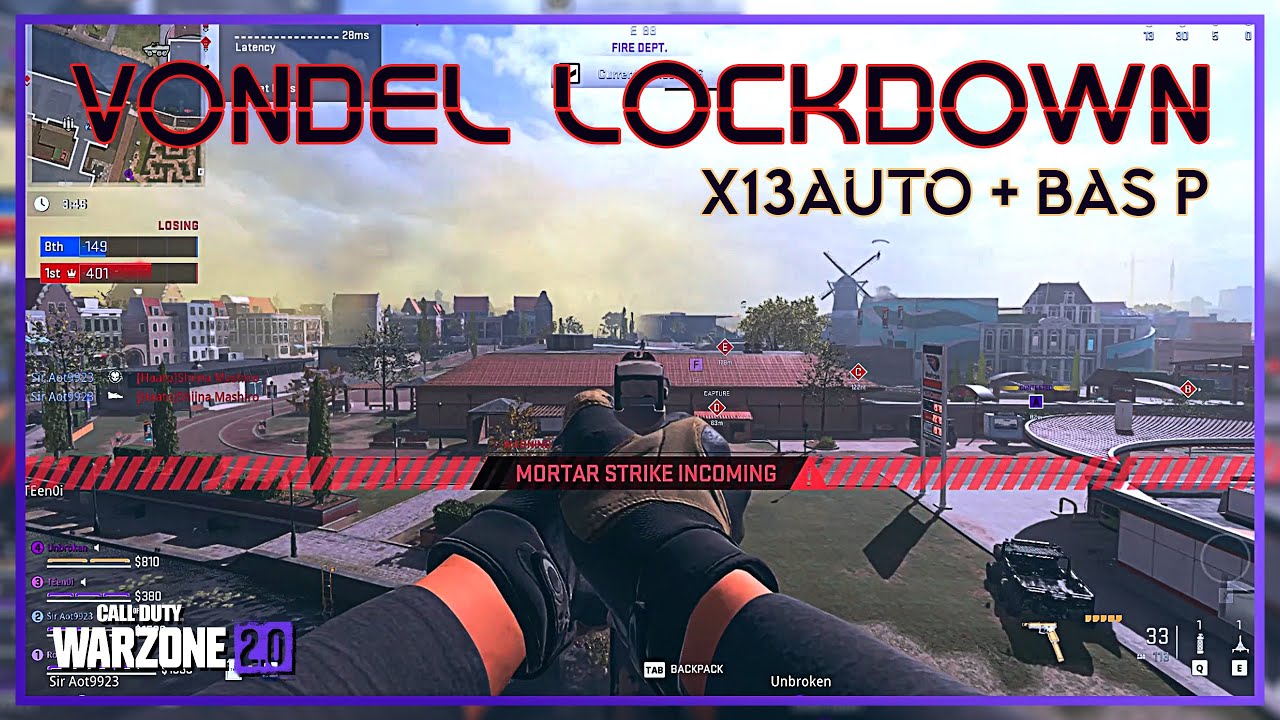 Call Of Duty WARZONE 2 Season4 | VONDEL LOCKDOWN - BASP & X13 AUTO ...