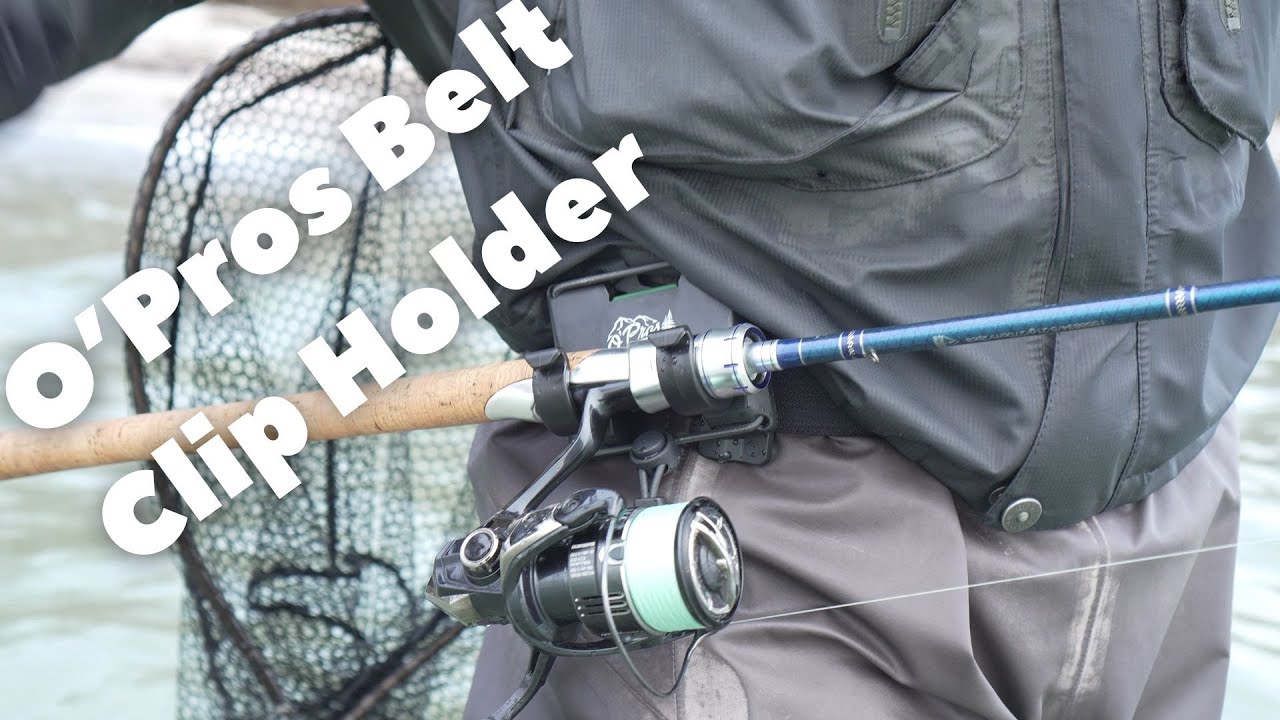 O'Pros Belt Clip Rod Holder - YouTube