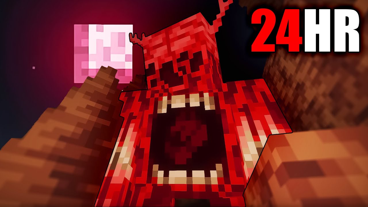 Can I SURVIVE The RED PLAGUE MOD Minecraft 24hrs? - YouTube