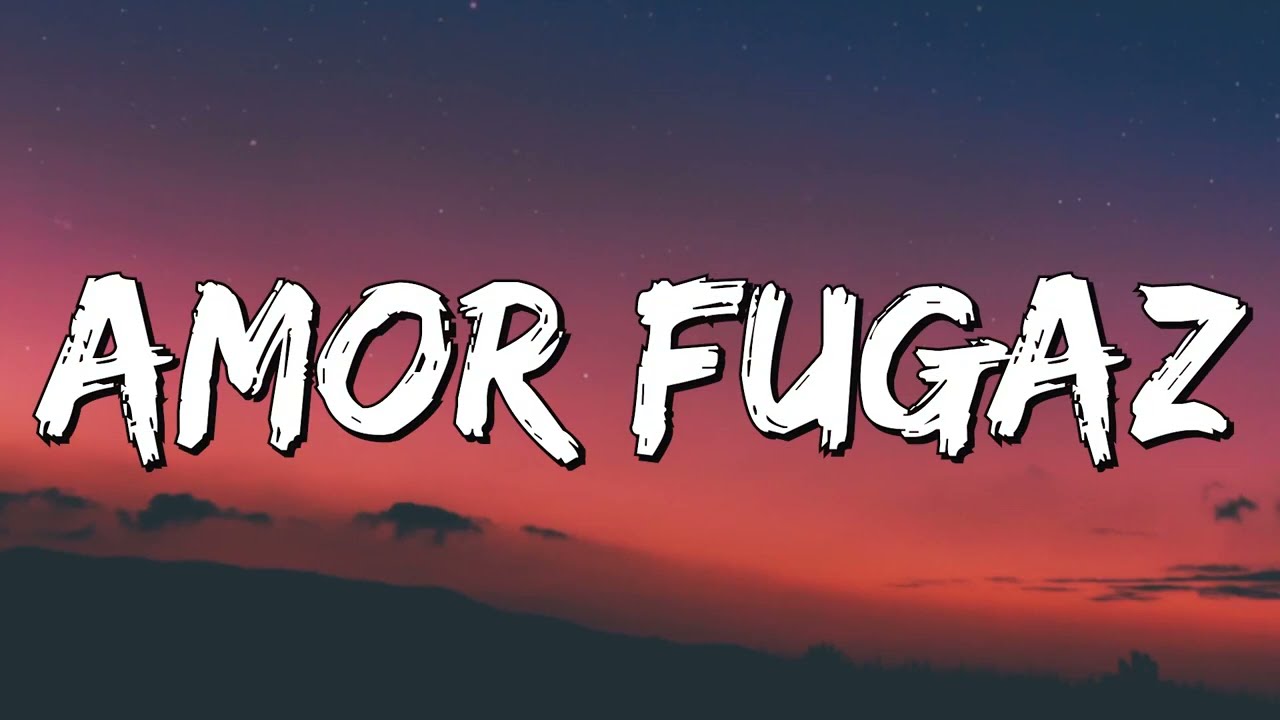 Los Del Limit - Amor Fugaz (Lyrics) - YouTube