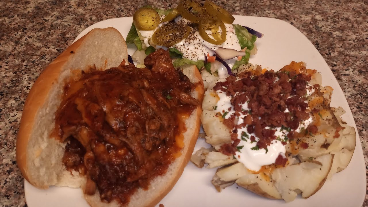 BABY BACK 101/ BABY BACK HOAGIE SANDWICH AND LOADED POTATO - YouTube
