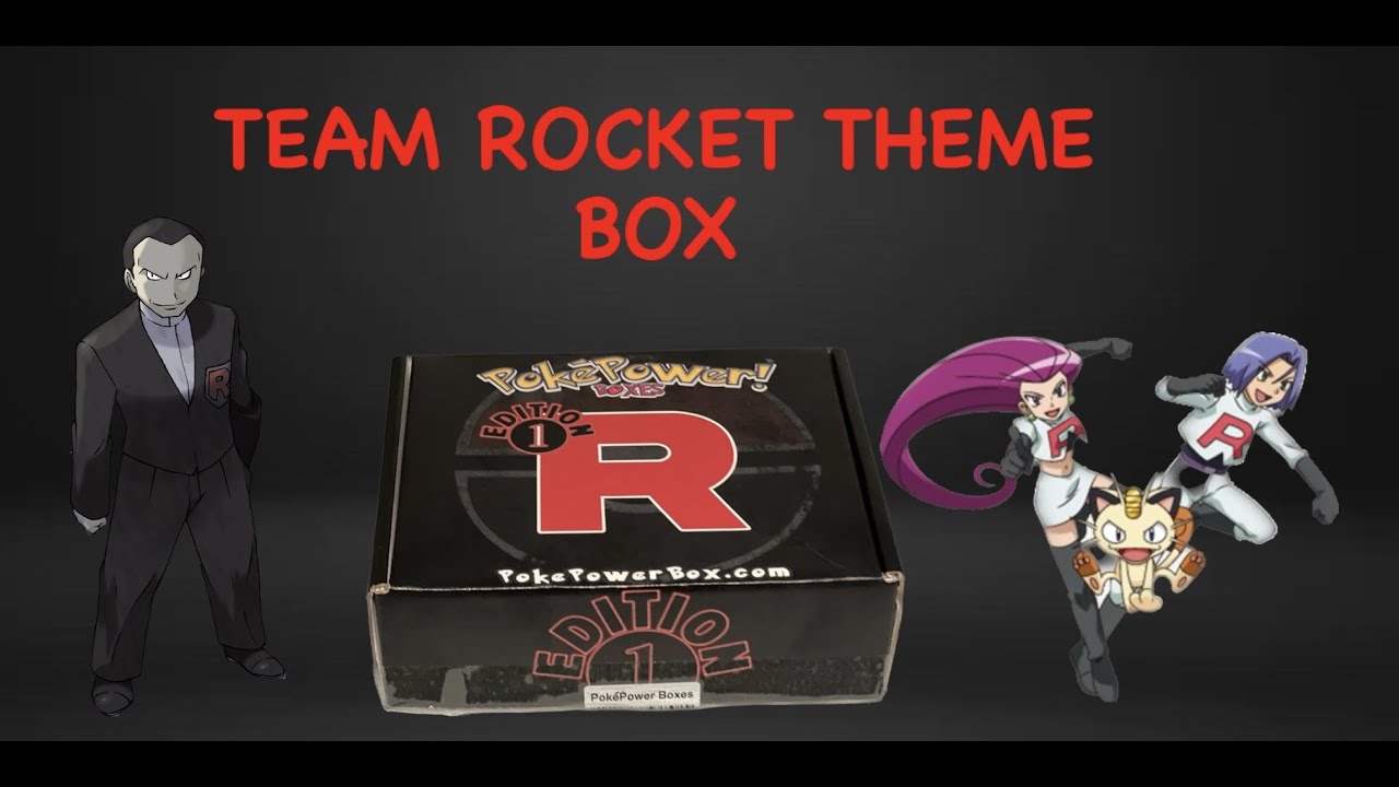 1st Opening EVER! 1st Edition Team Rocket Theme Box - YouTube