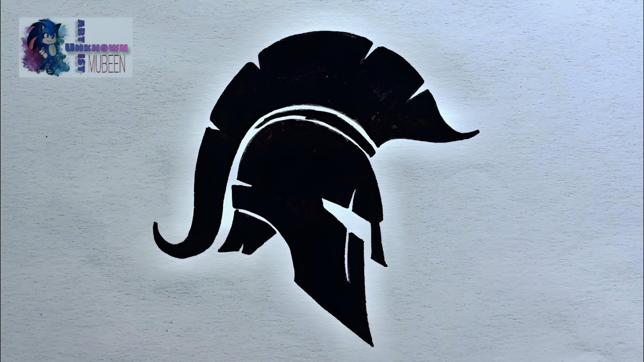 [ Ancient Greek Helmet ] How to Draw a Spartan Helmet Tattoo Drawing ...