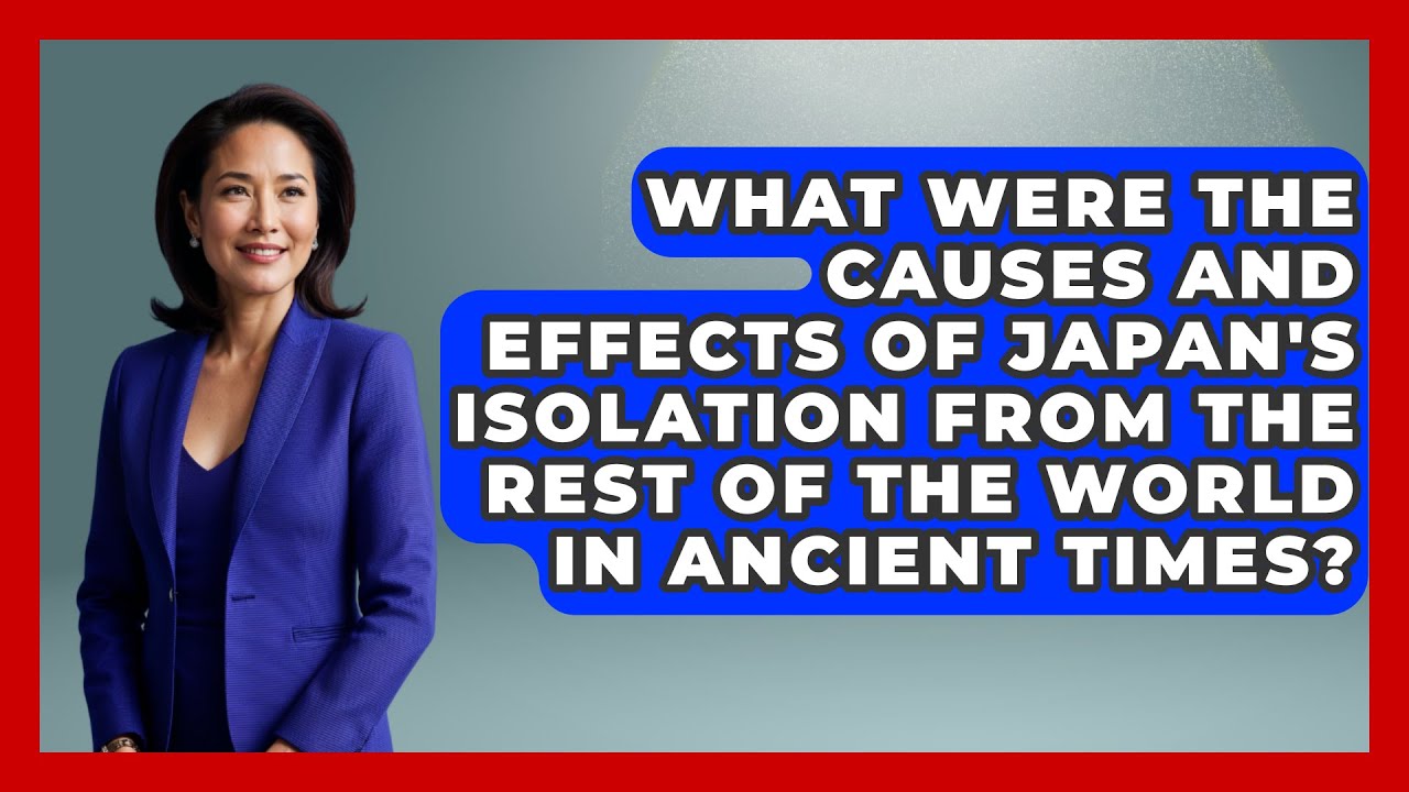 What Were the Causes and Effects of Japan's Isolation from the Rest of ...