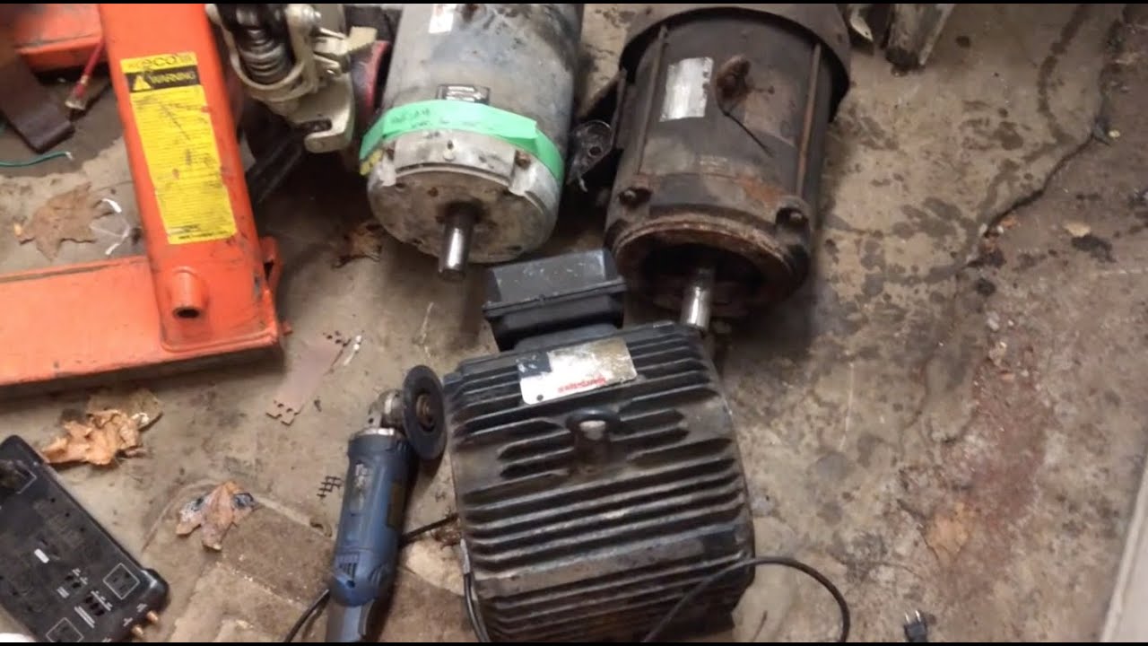 Taking apart big motor part 1 - YouTube