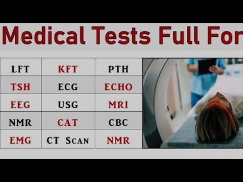 Full form of Diagnostic,laboratory test ,MRI,ECG,X Rays,Ct scan.part ...