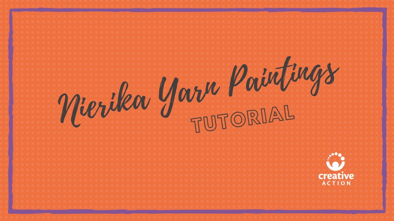 Nierika Yarn Paintings Tutorial - YouTube