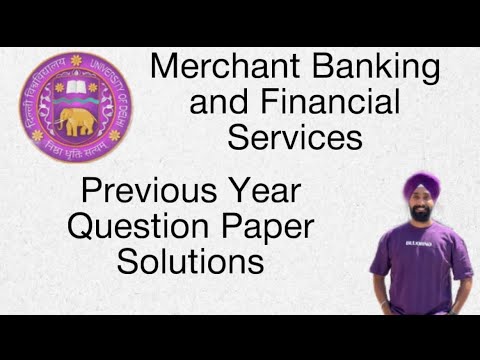 Merchant Banking and Financial Services-Previous Year Question Paper ...