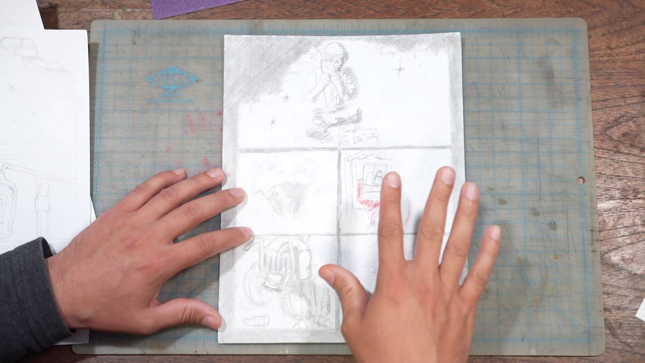 Cómics que Curan: Lesson 3–Inking and Shading - YouTube