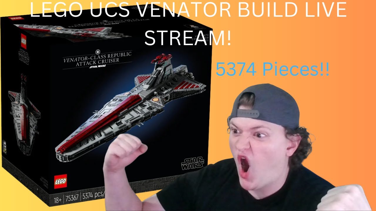 LEGO Build! UCS Venator live stream! - YouTube