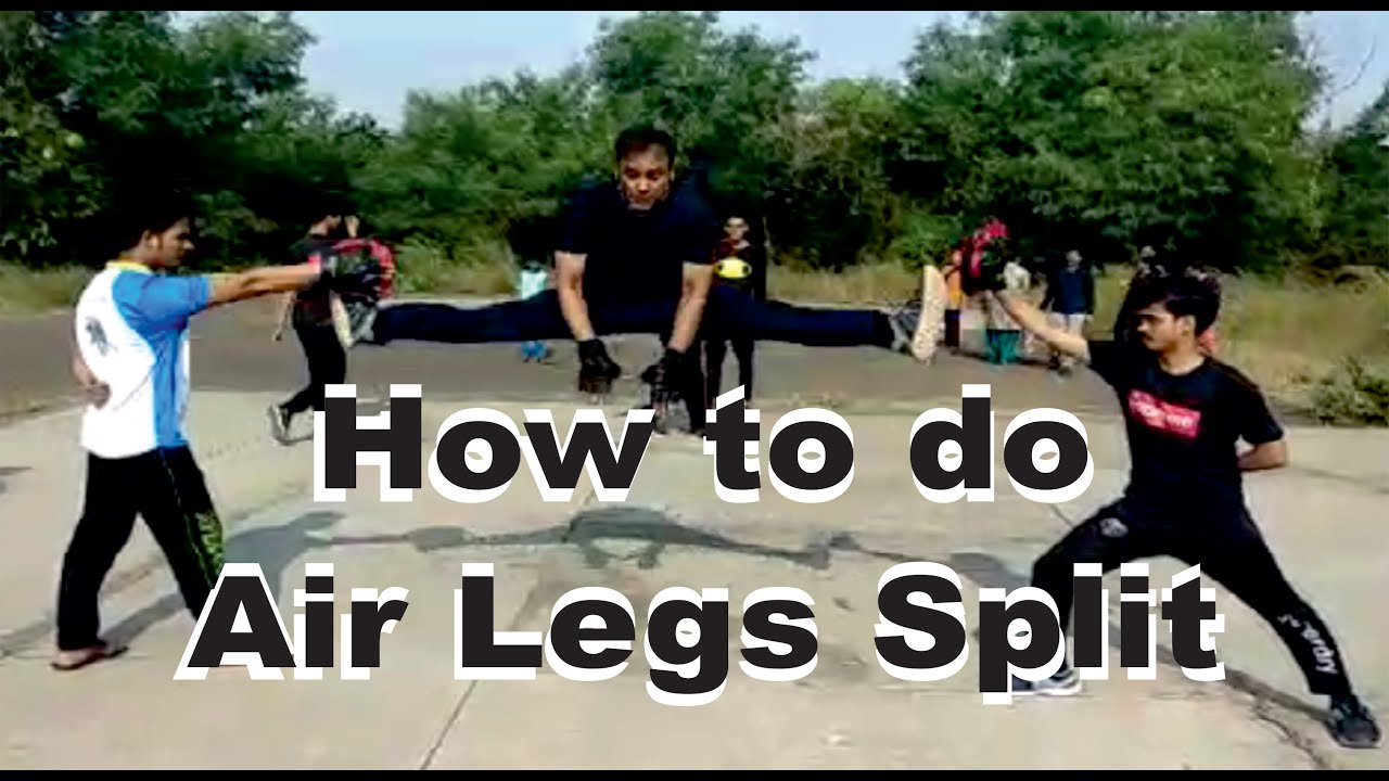How to do AIR LEG SPLIT in THREE SIMPLE STEPS? (Air Leg STRETCHING ...