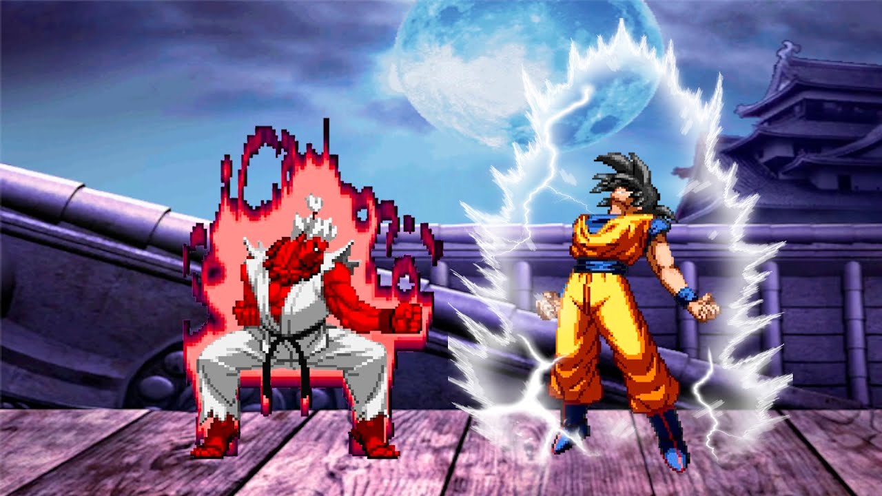 RED AKUMA VS SON GOKU - YouTube