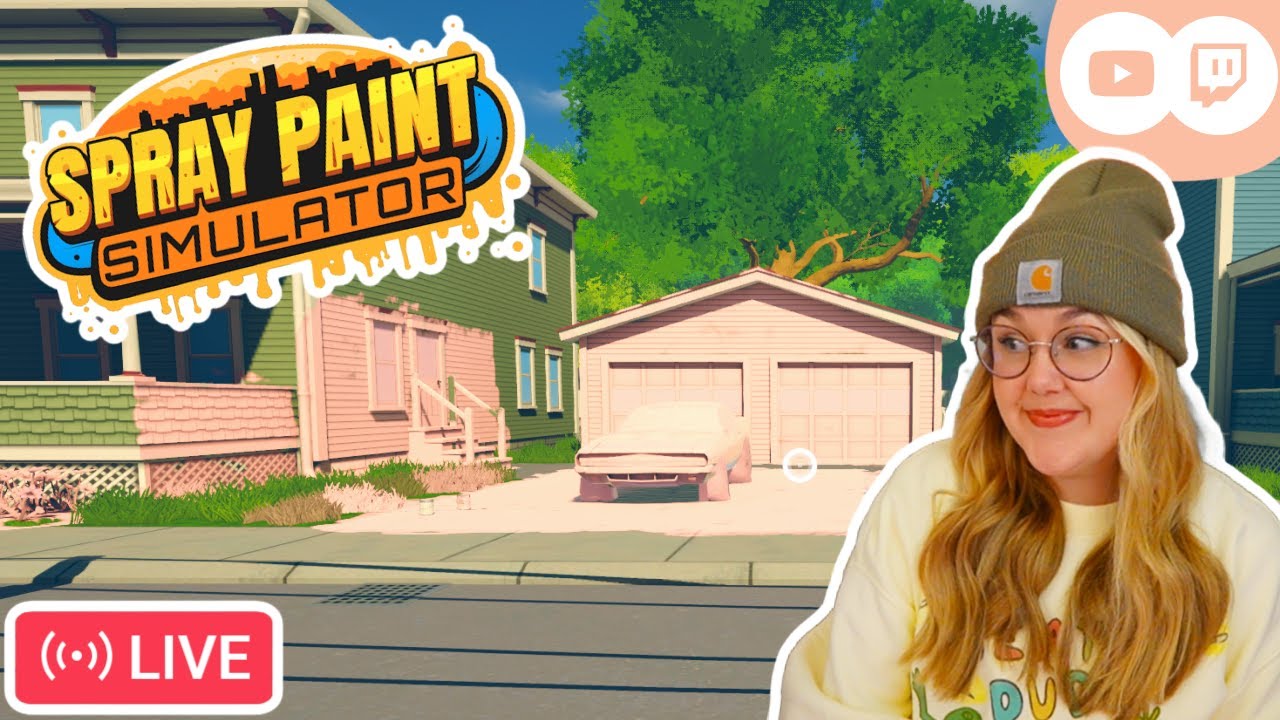exclusive demo | spray paint sim ꔛ [streamed 2/26/25] - YouTube