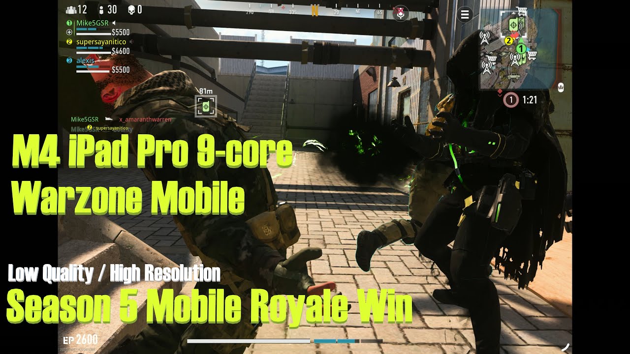 M4 iPad Pro - Warzone Mobile - v3.8.2 Mobile Royale Win w/ Copy - High Resolution - YouTube