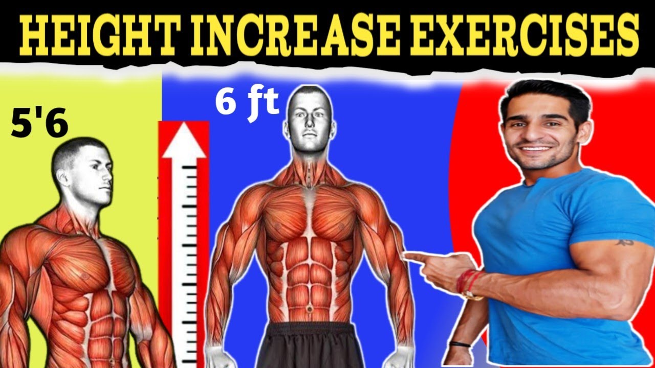 6 best Exercises to increase Height | Height कैसे बढाये - YouTube