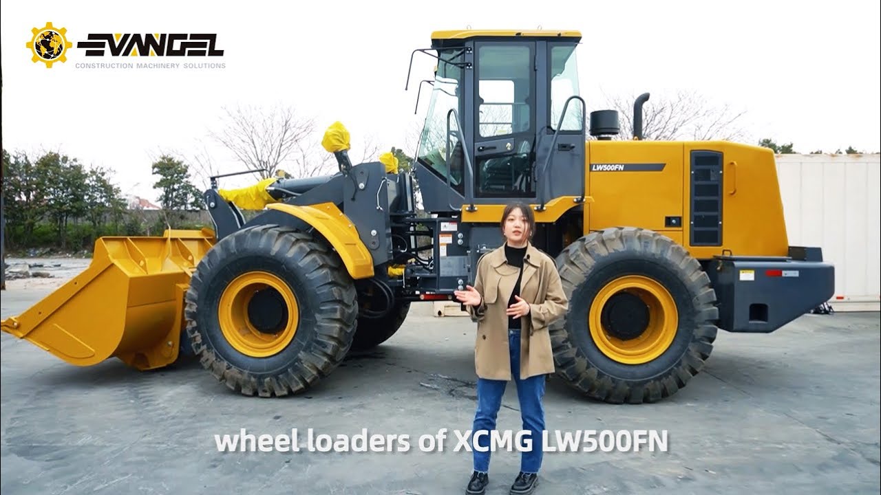 Inside the XCMG LW500FN Wheel Loader - YouTube