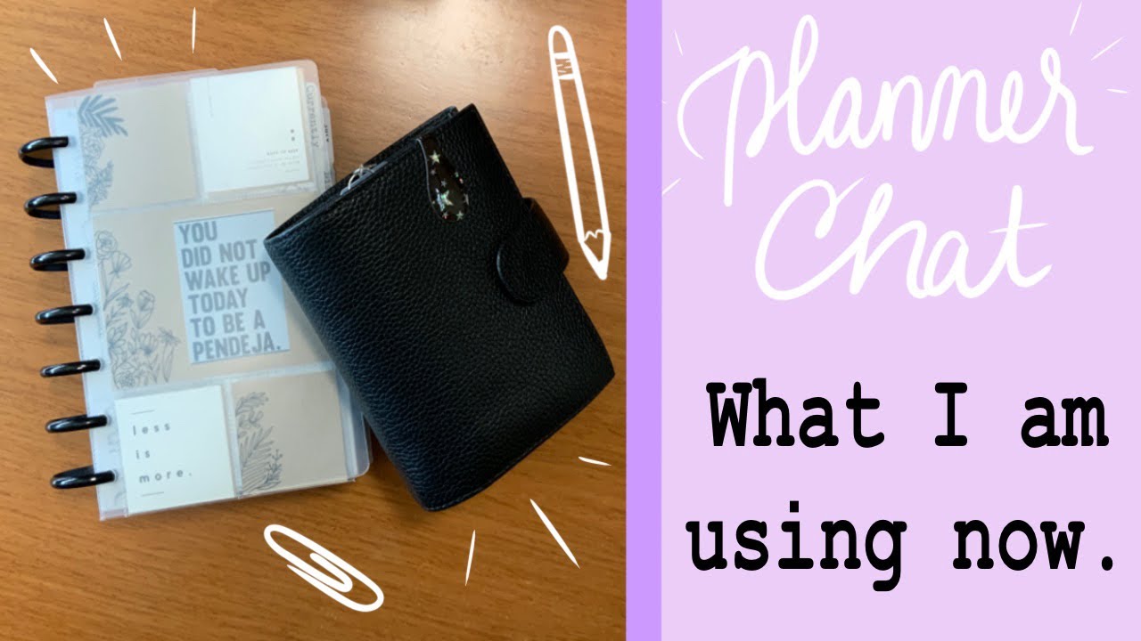 Planner Chat | Update on My Current Setup - YouTube