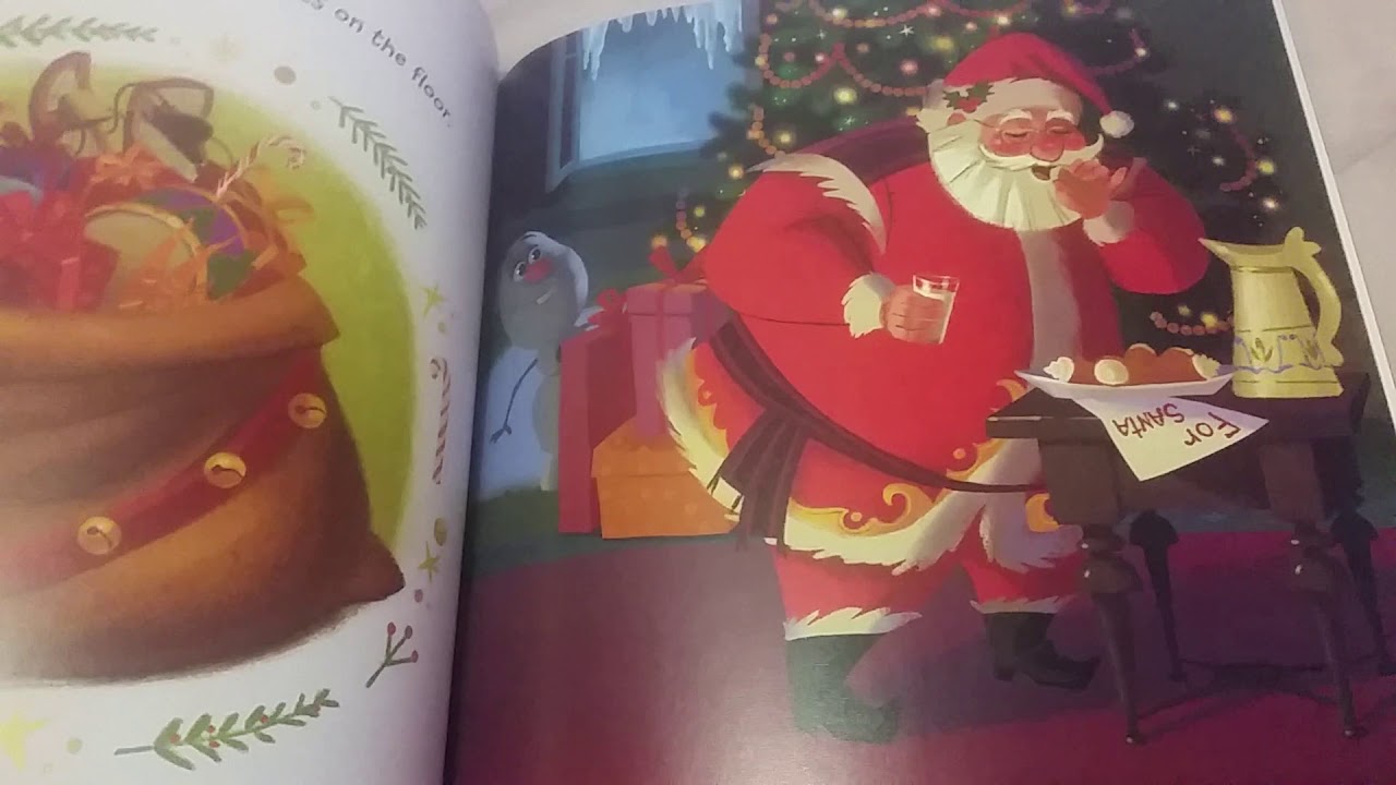 Olaf's Night Before Christmas Book Review (Please pause if you want to ...