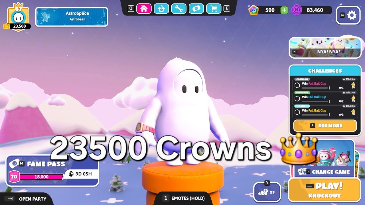 Reaching 23500 Crowns 👑 in Fall Guys - YouTube