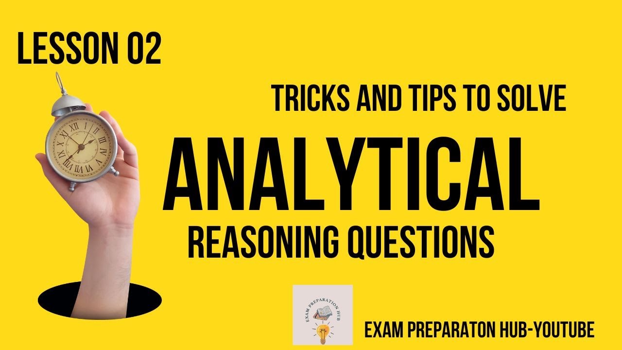 Analytical Reasoning Question| Tips and Tricks to Solve Analytical and ...