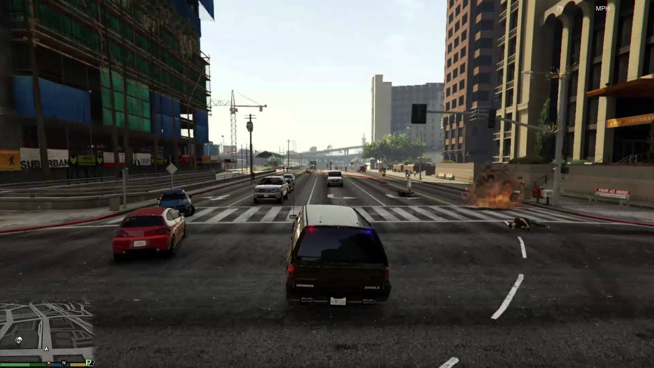 GTA 5 Riot Mode Mod - YouTube