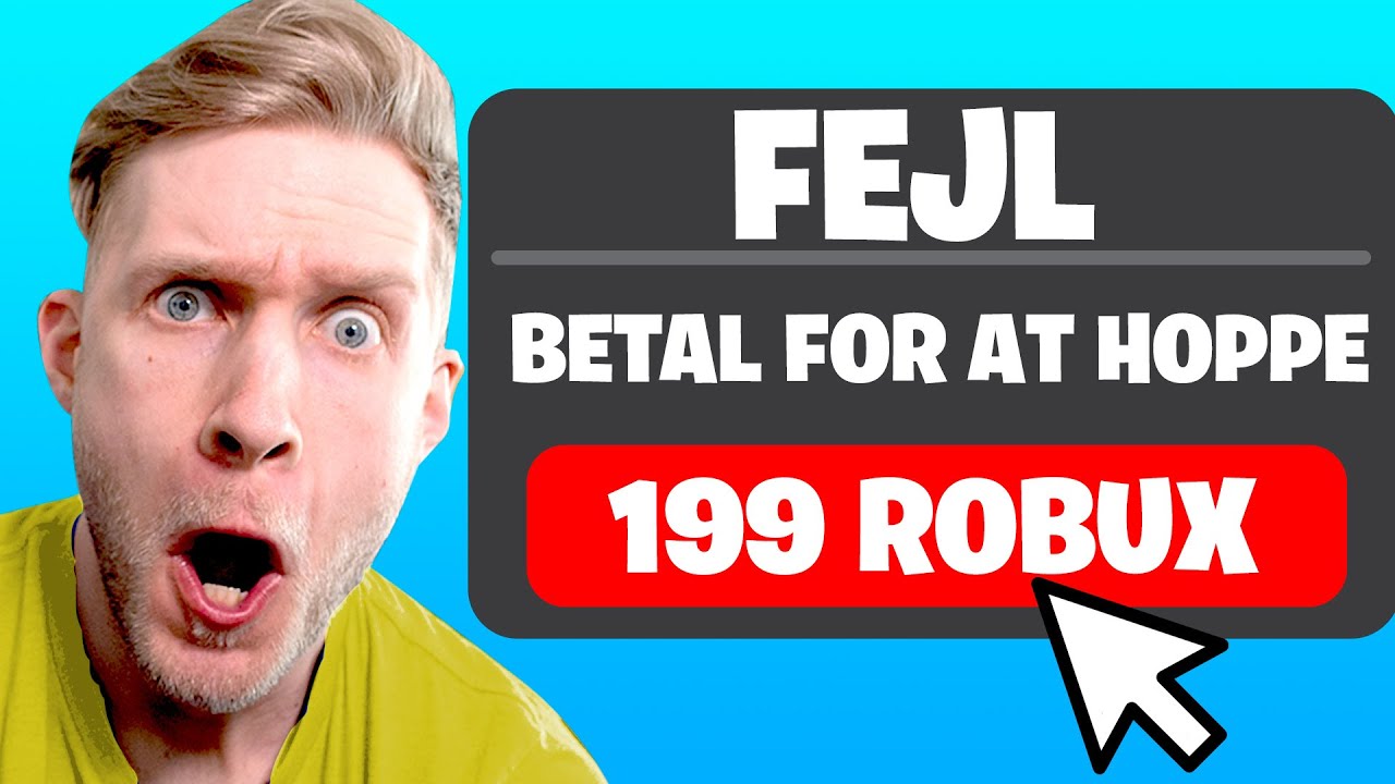 Roblox Obby, MEN det koster 199 ROBUX AT HOPPE - YouTube
