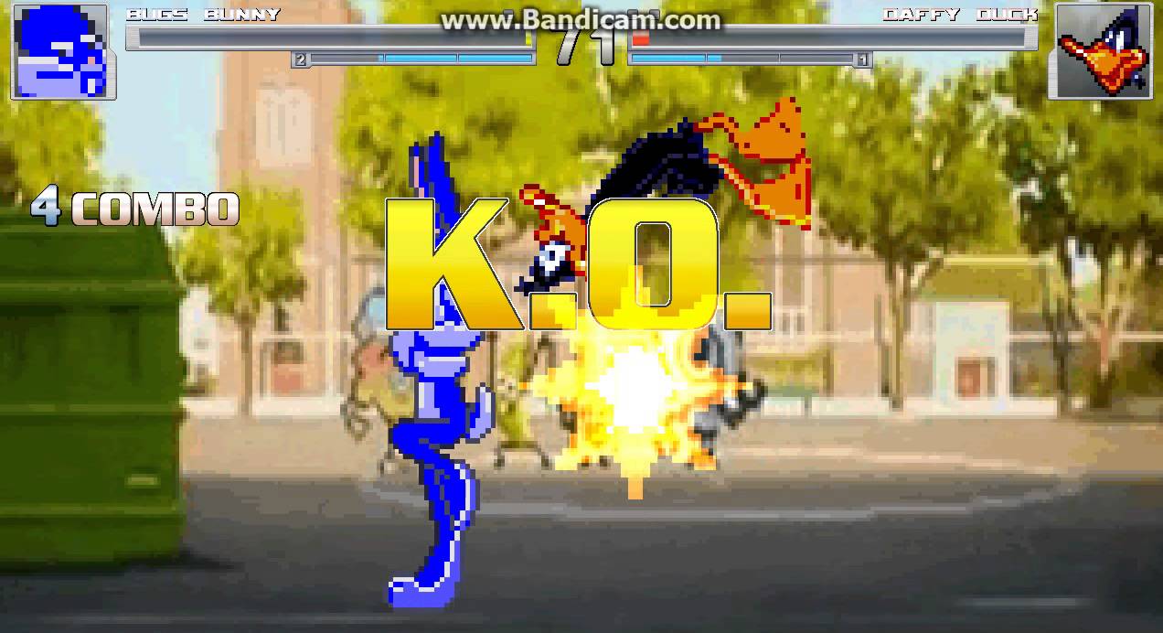 Mugen : Bugs Bunny vs Daffy Duck - YouTube