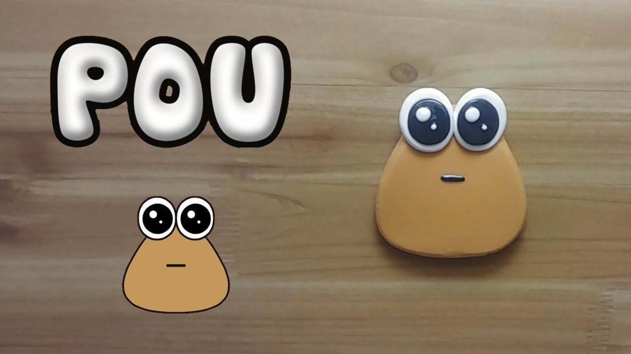 baby Pou clay cracking making 2 아기 포우 클레이로 만들기 2 - YouTube