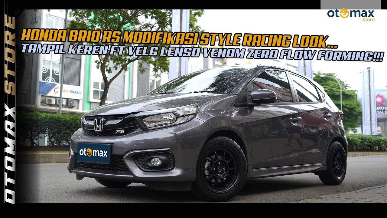 Modifikasi Honda Brio RS, Style Racing Look Dengan Velg Lenso Venom ...