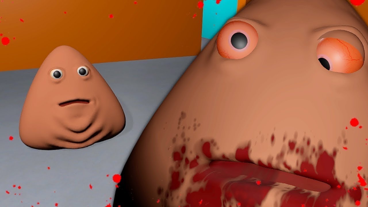 PLAYNG THE POU HORROR GAME… (CRAZY ENDING) - YouTube