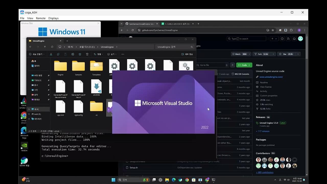 Trouble issue - UnrealEngine 5.5 build Failed D8037, MSB3073 - YouTube