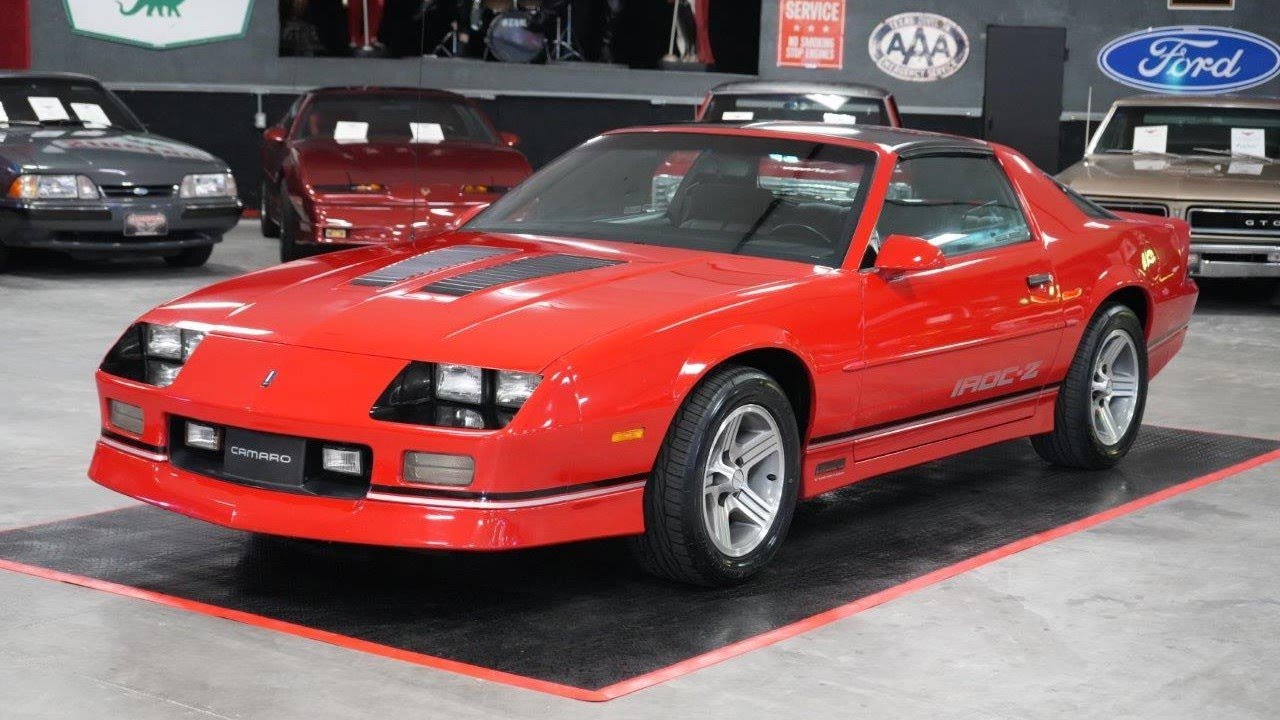 1989 CHEVROLET CAMARO IROC Z28 - YouTube