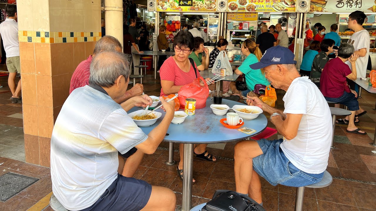SINGAPORE FOOD & MARKET TOUR 2023(4K HDR):EXPLORING CHONG BOON MARKET ...
