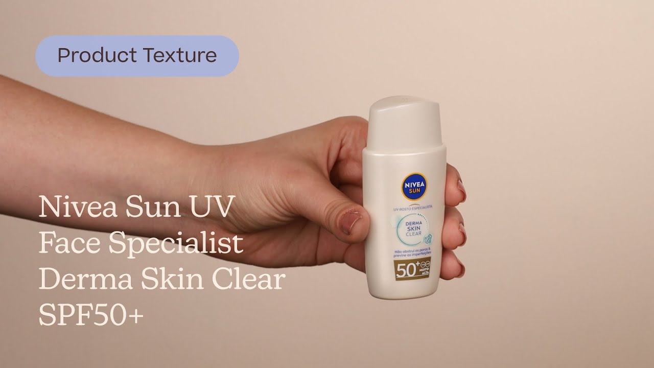 Nivea Sun UV Face Specialist Derma Skin Clear SPF50+ Texture | Care to ...
