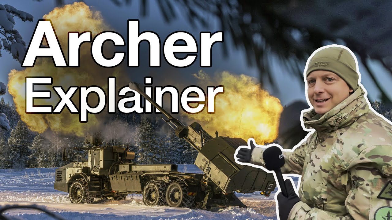British Army Archer Artillery in action: British military testing ...
