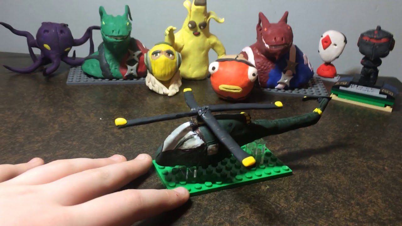 My clay military helicopter - YouTube