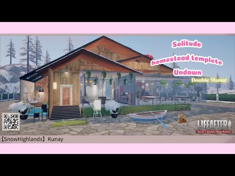 Solitude Homestead Templete from Undawn | Double Manor Design LifeAfter ...