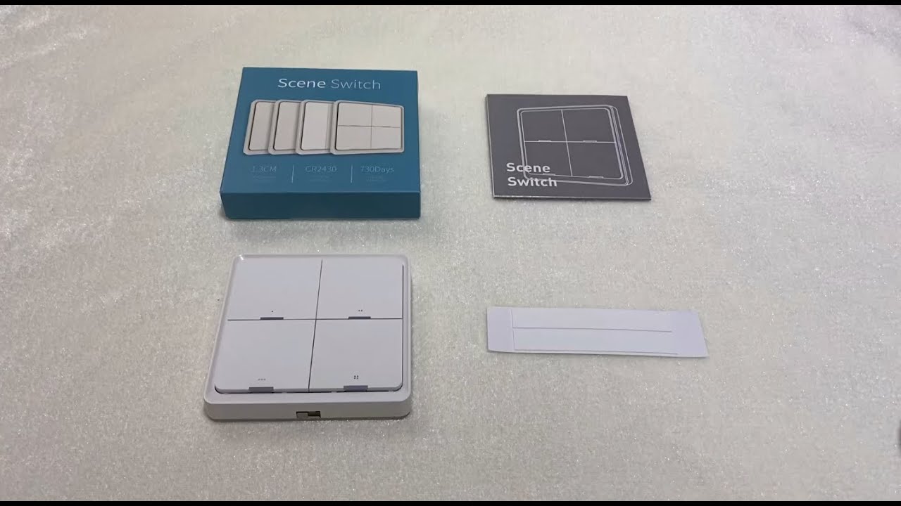 Zigbee Wireless Scene Switch (SC04) - YouTube