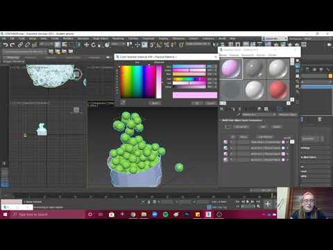 Assigning materials to a Tyflow Model - YouTube