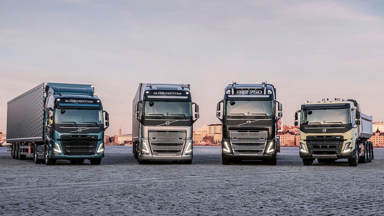 LANSERING av 4 nye lastebiler | Volvo Trucks Norge - YouTube