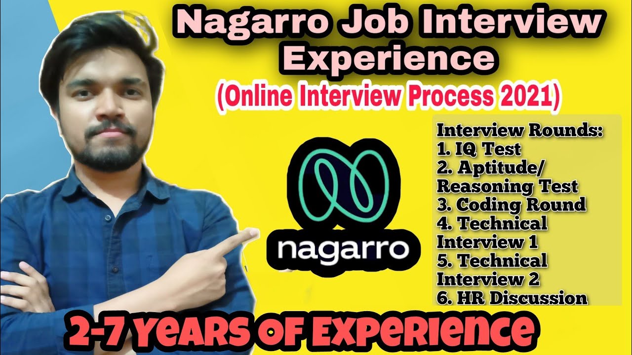 Nagarro Job Interview Experience Online Interview Process 2021 Software Engineer Interview