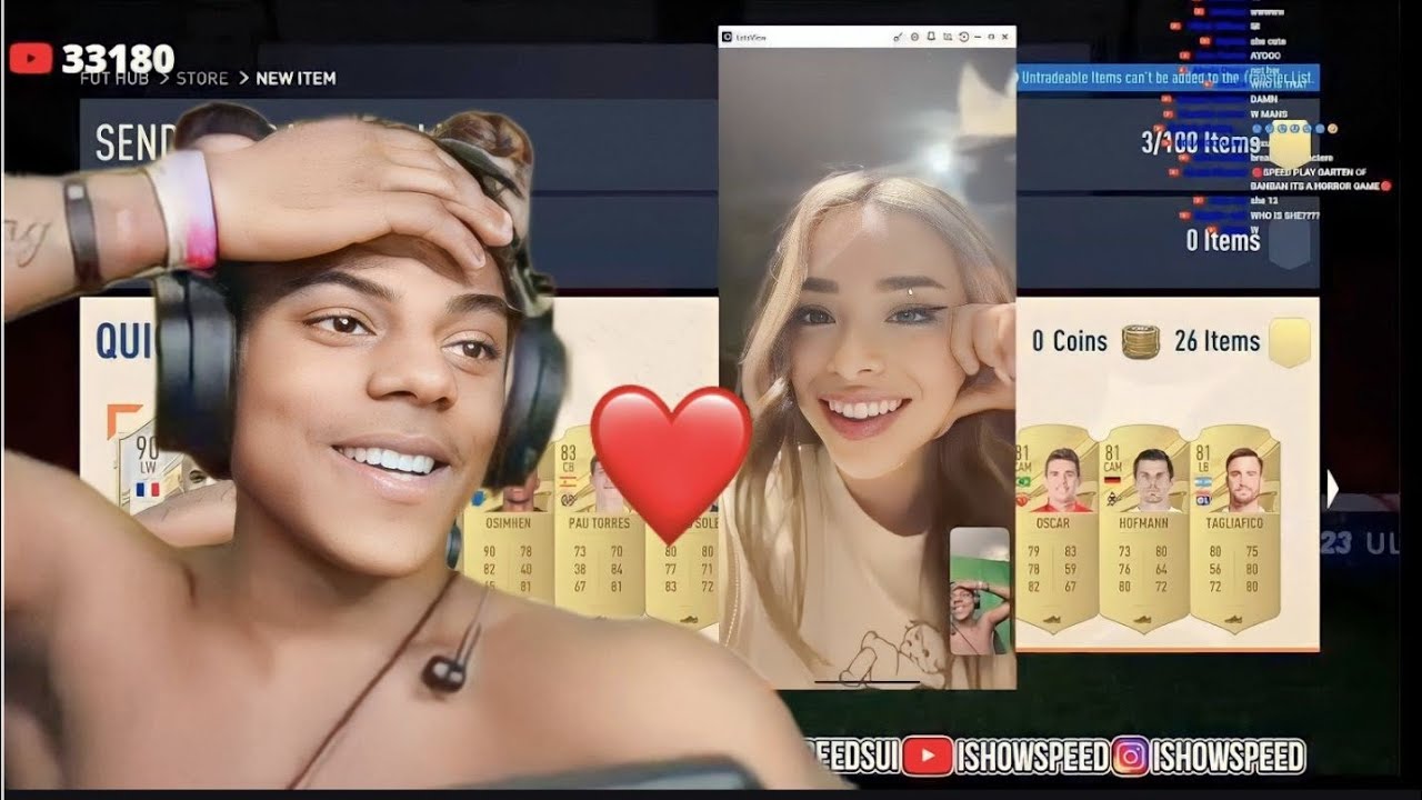 ISHOWSpeed REVEALS His New Girlfriend 😍 - YouTube