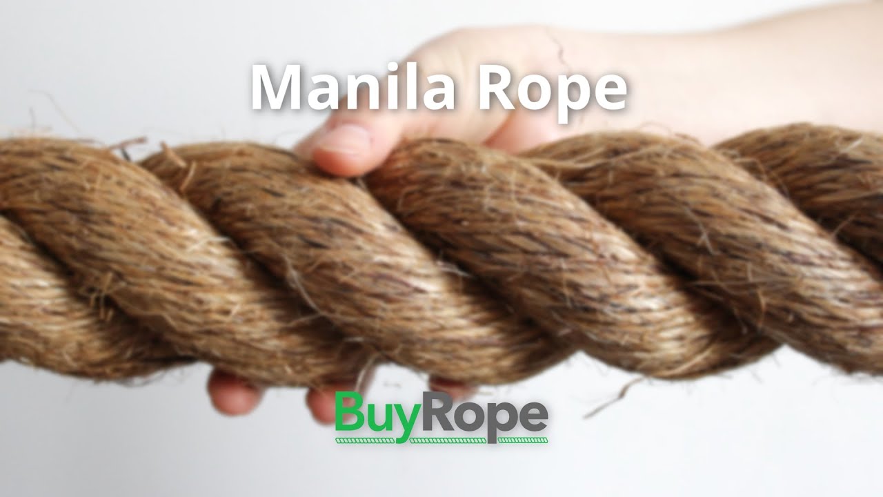 48mm Manila Rope Demo | BuyRope - YouTube